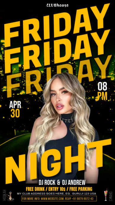 party poster Template | PosterMyWall