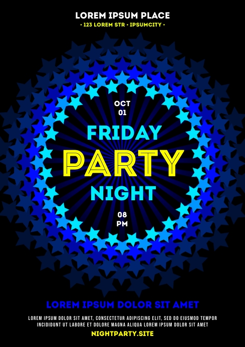 PARTY POSTER Template | PosterMyWall
