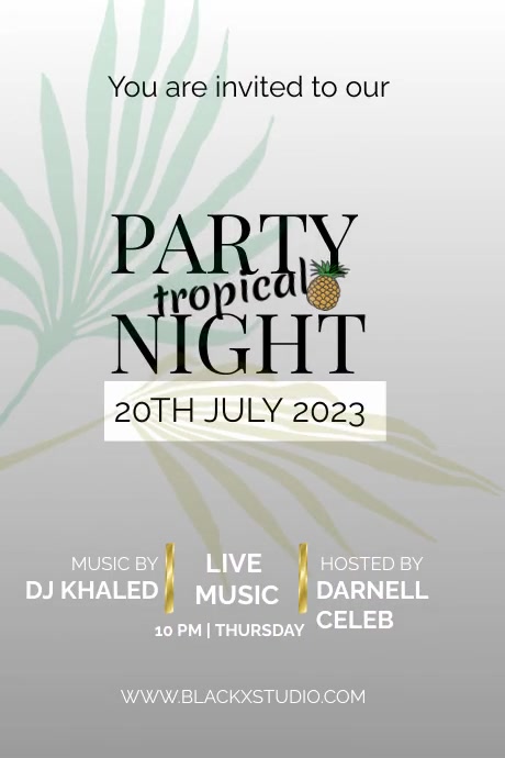 party Poster Template | PosterMyWall