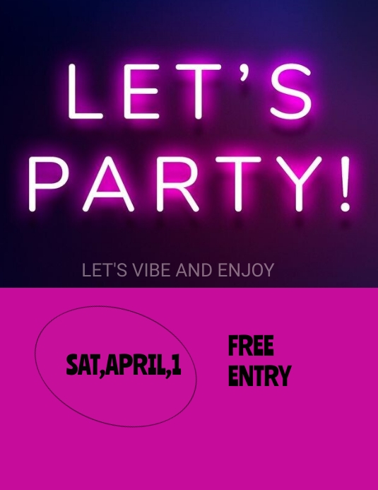 Party poster Template | PosterMyWall