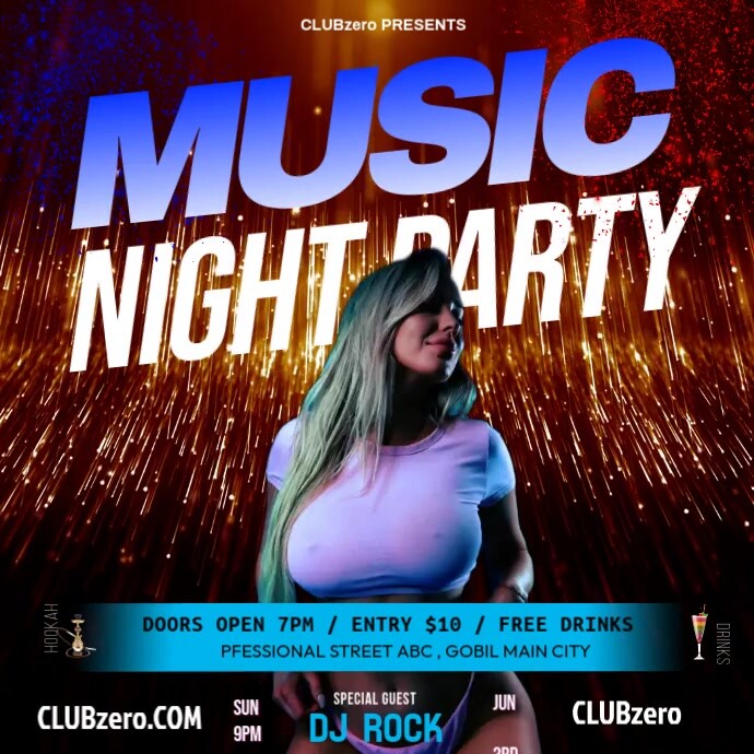 party poster Template | PosterMyWall