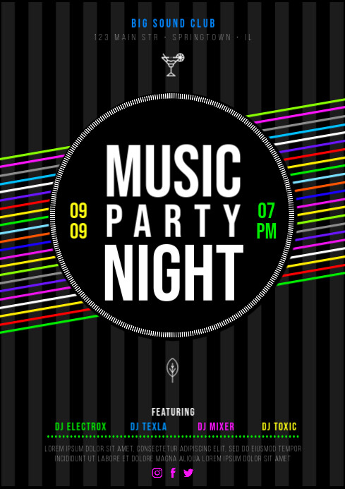 PARTY POSTER Template | PosterMyWall