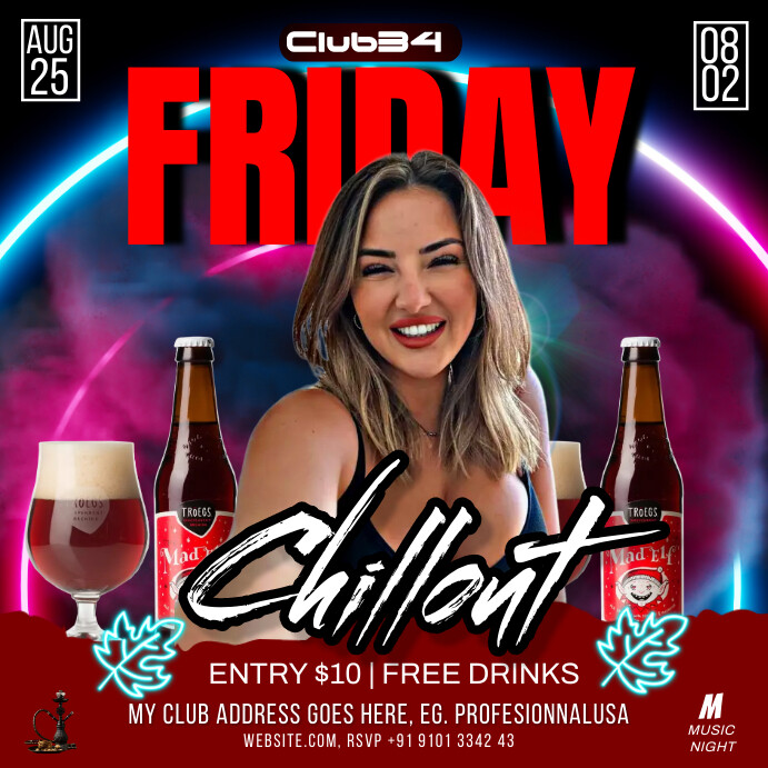 party poster Template | PosterMyWall