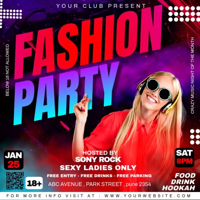 party poster Template | PosterMyWall