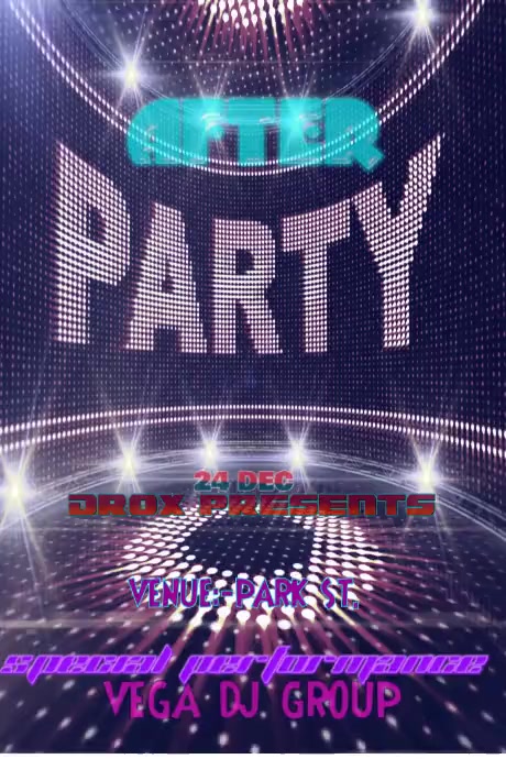 PARTY POSTER Template | PosterMyWall