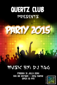 Light Party Poster Template | PosterMyWall