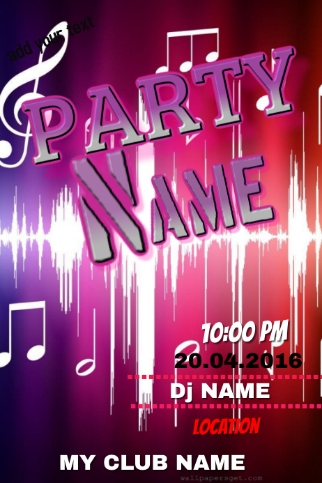 PARTY Template | PosterMyWall