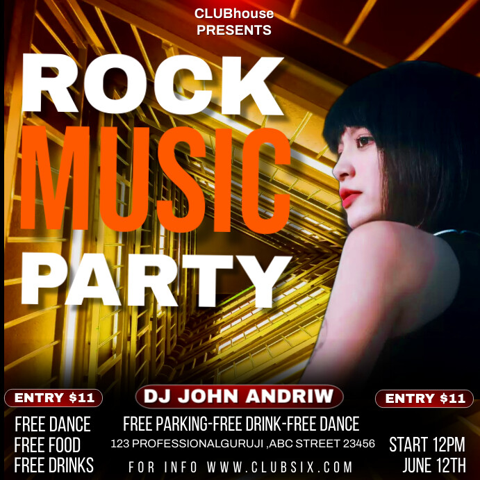 party poster template | PosterMyWall