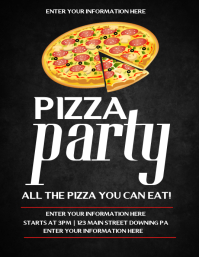 PIZZA PARTY Template | PosterMyWall