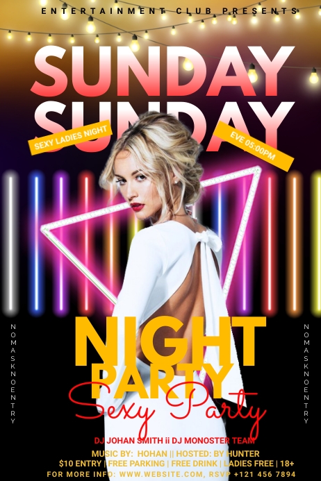 PARTY POSTER TEMPLATE.E | PosterMyWall