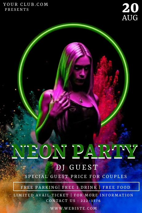 PARTY POSTER.E Template | PosterMyWall