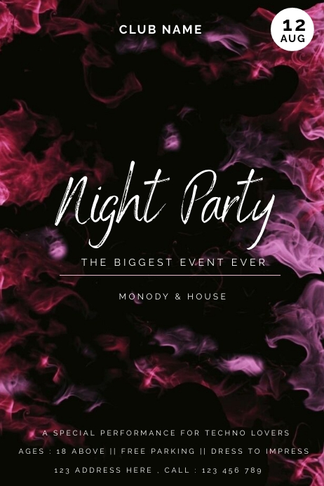 PARTY POSTER.E Template | PosterMyWall