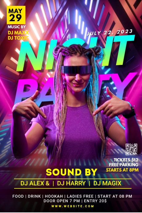 PARTY POSTER.E Template | PosterMyWall