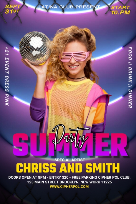 PARTY POSTER.KC Template | PosterMyWall