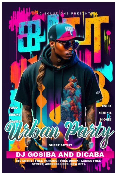 Plantilla de PARTY POSTER.KC | PosterMyWall