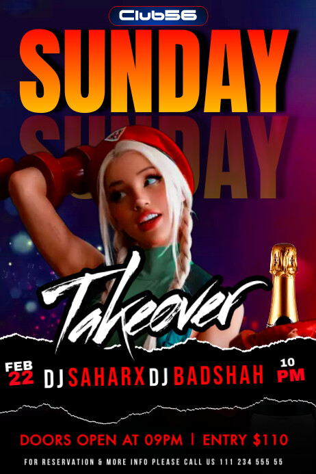 Party Social Media Ads (8) Template | PosterMyWall