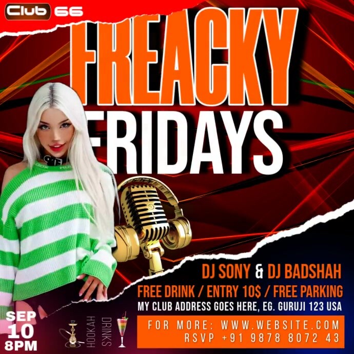 Party Social Media Ads Template | PosterMyWall