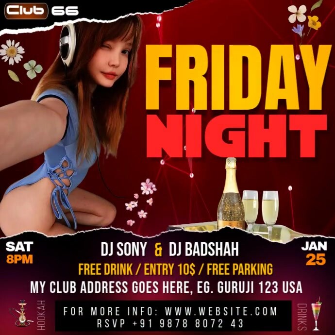 Copy of Party Social Media Ads | PosterMyWall