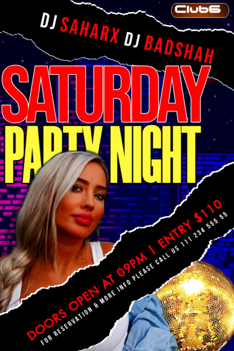 Party Social Media Ads Template | PosterMyWall