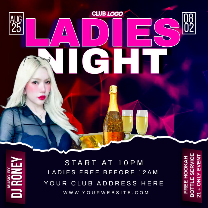 Party Social Media Ads-skabelon | PosterMyWall