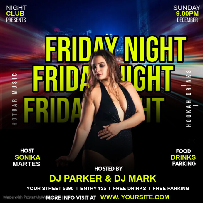 Copy of PARTY SQUARE.E | PosterMyWall