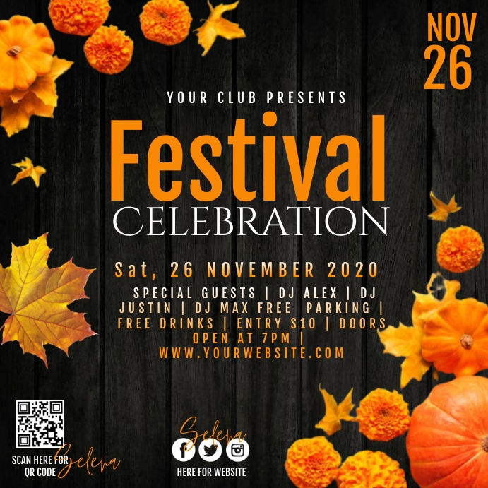 PARTY SQUARE.E Template | PosterMyWall