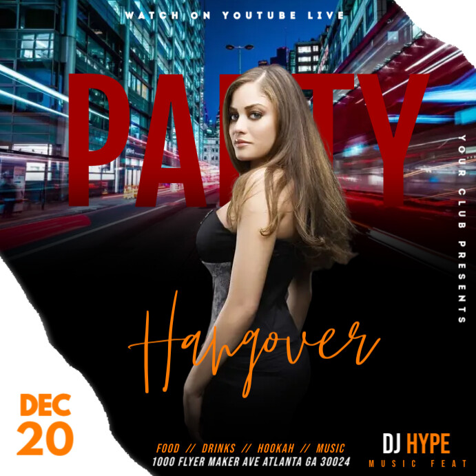 PARTY SQUARE.E Template | PosterMyWall