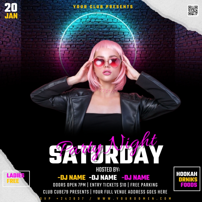 PARTY SQUARE.E Template | PosterMyWall