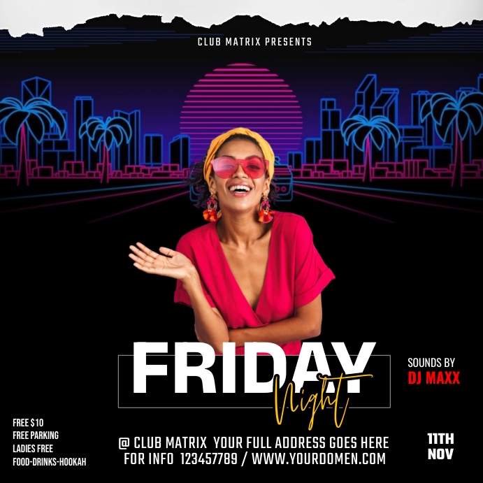 PARTY SQUARE.E Template | PosterMyWall