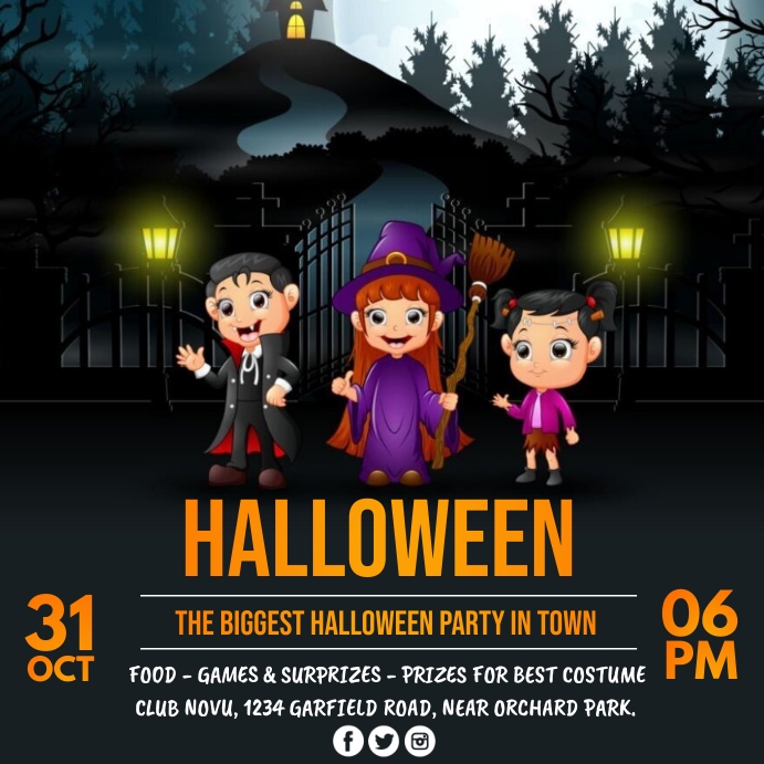 PARTY SQUARE.E Template | PosterMyWall