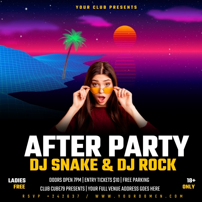 PARTY SQUARE.E Template | PosterMyWall