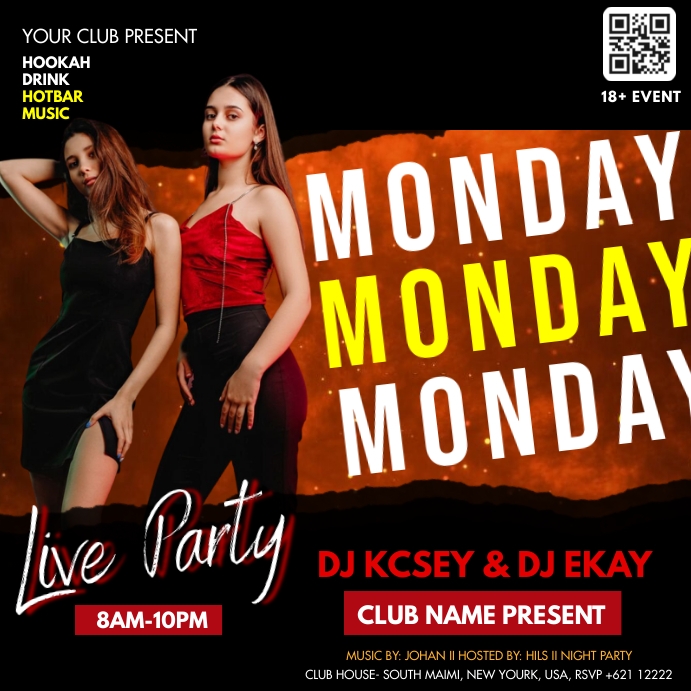 PARTY SQUARE.E Template | PosterMyWall