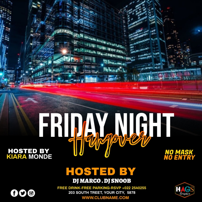 PARTY SQUARE.E Template | PosterMyWall