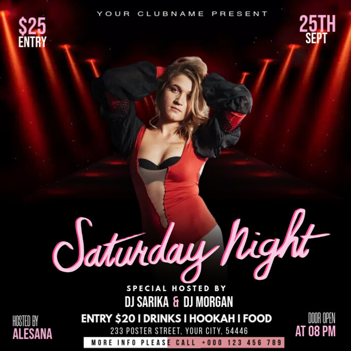 Copy of PARTY SQUARE.E | PosterMyWall