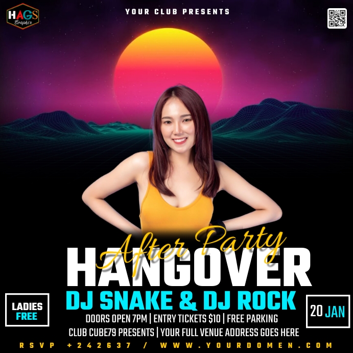 PARTY SQUARE.E Template | PosterMyWall