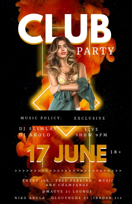 PARTY TABLOID TEMPLATE.E | PosterMyWall