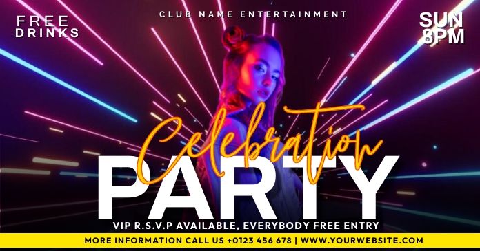 PARTY TEMP.A Template | PosterMyWall