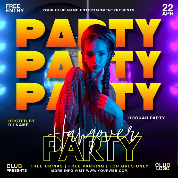 Copy of PARTY TEMP.A | PosterMyWall