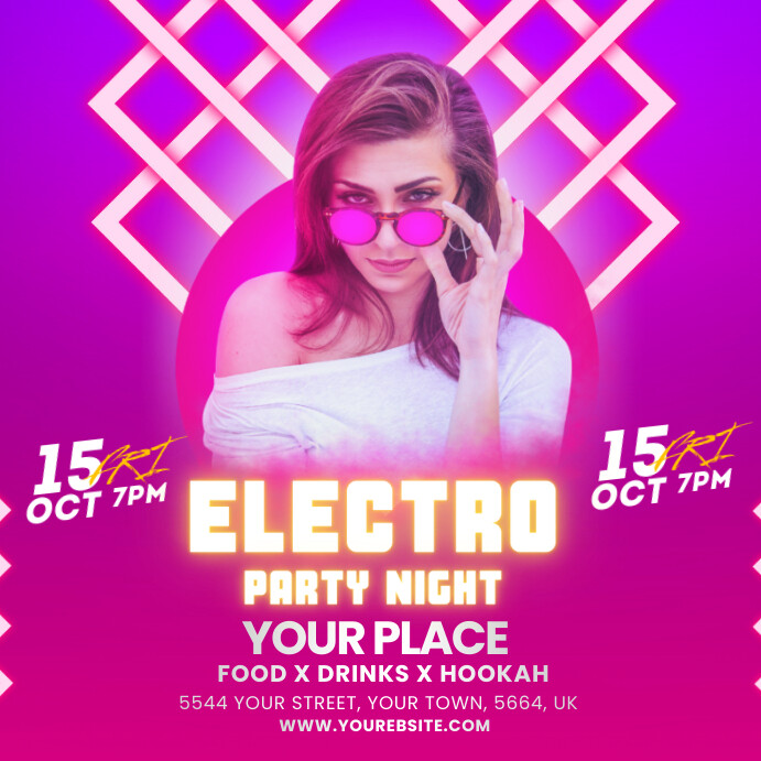 Modèle party template | PosterMyWall