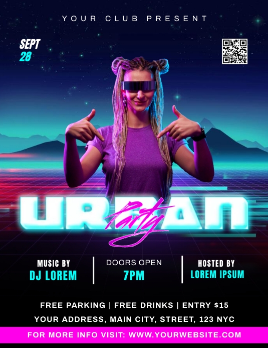 PARTY TEMPLATE.R | PosterMyWall