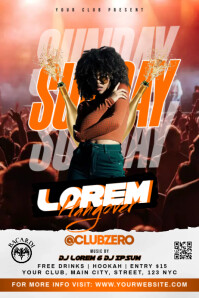 Cabaret Night Party Poster Template | PosterMyWall