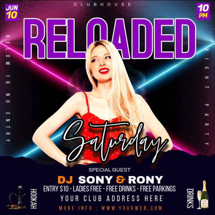 party templatevvvvvvvvv | PosterMyWall