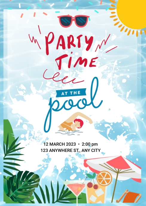 Party Time Template | PosterMyWall