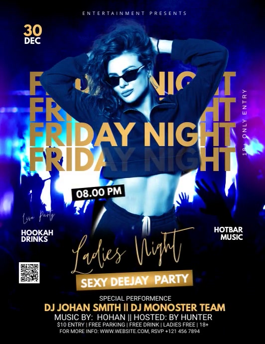 Party time Flyer Template | PosterMyWall