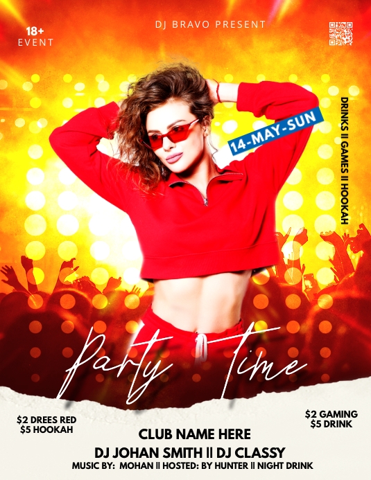 Copy of Party time Flyer | PosterMyWall