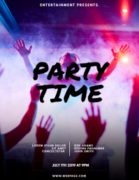 Party Time Flyer Template | PosterMyWall