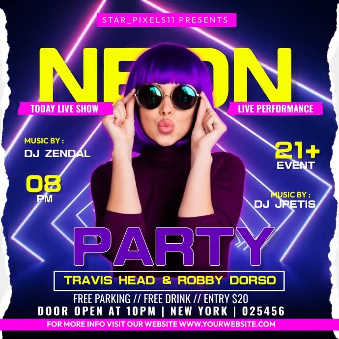 Party Video Template | PosterMyWall