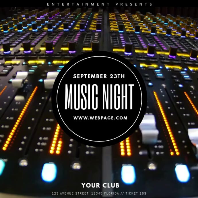 Party video template | PosterMyWall