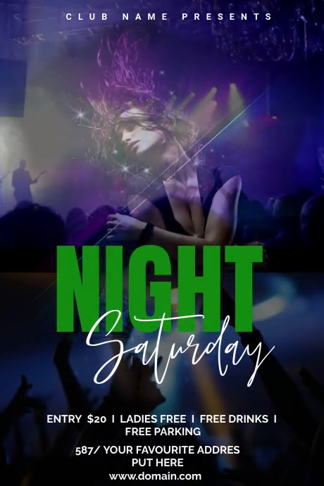 PARTY VIDEO TEMPLATE.E | PosterMyWall