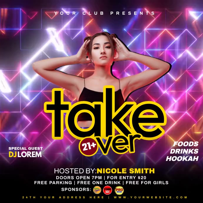 PARTY VIDEO.E Template | PosterMyWall